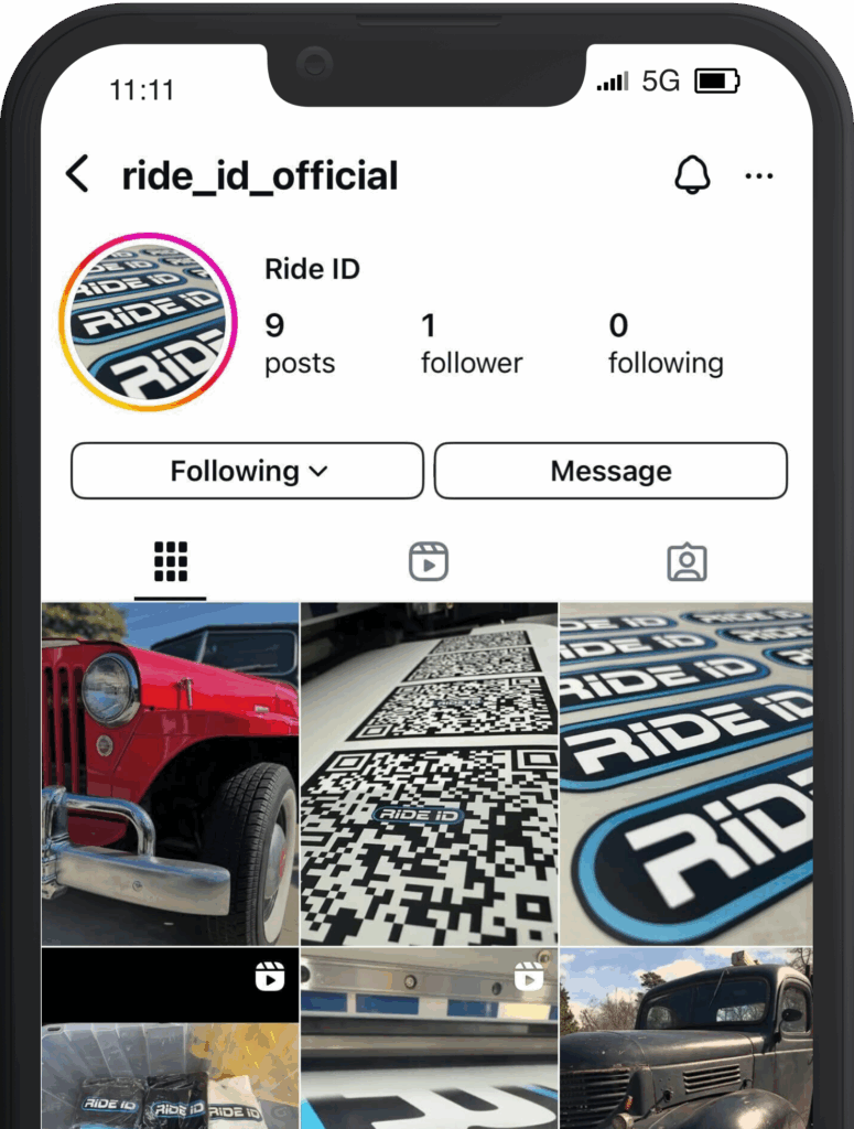 Ride ID – Every Ride Has a Story